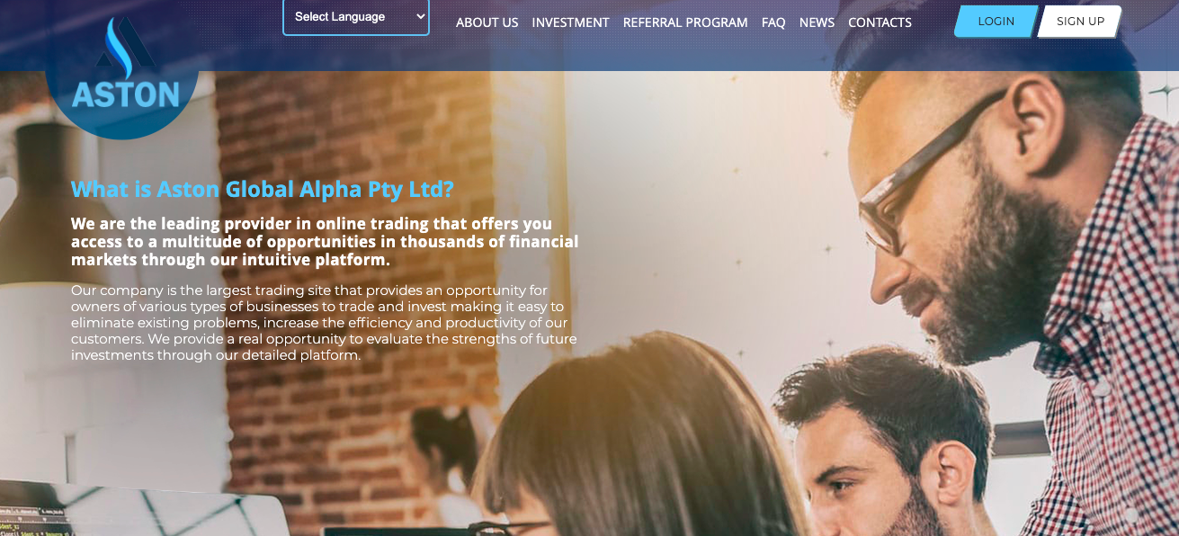 Aston Global Alpha Scam - Aston.biz Exposed - Cyber Scam Review