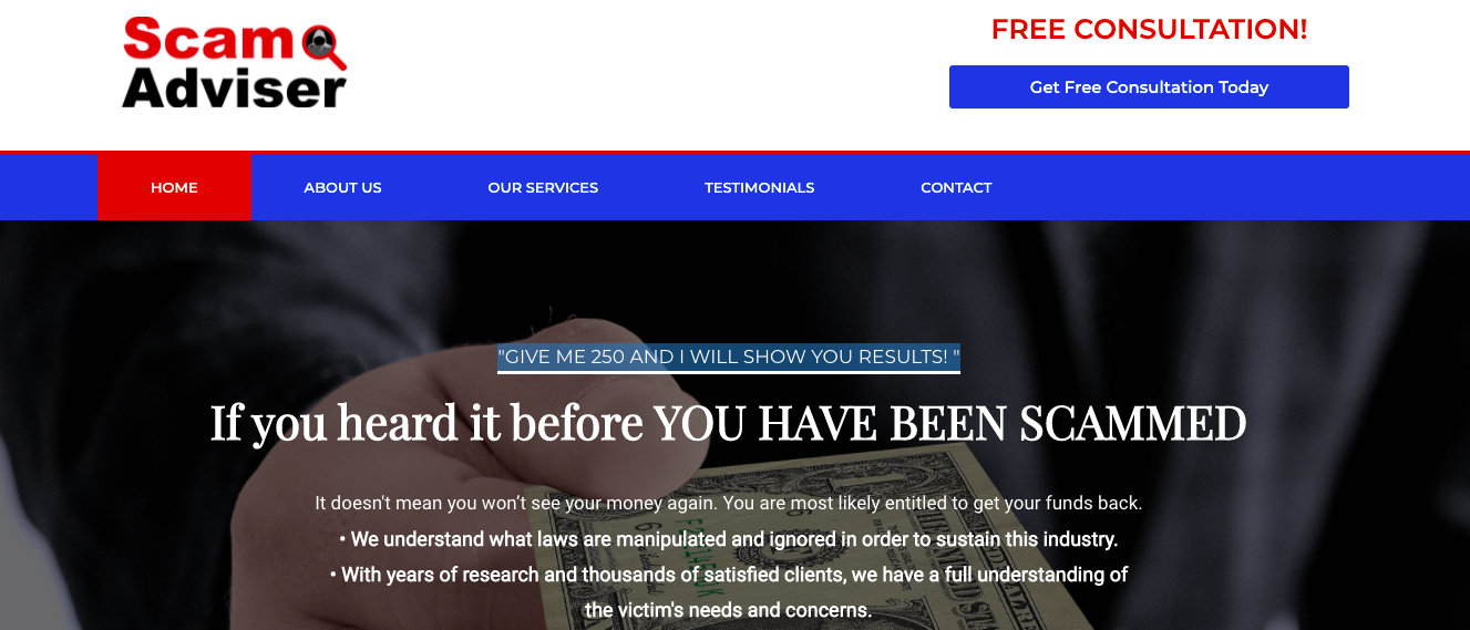 Scam Adviser Review - Are they Good? - Cyber Scam Review