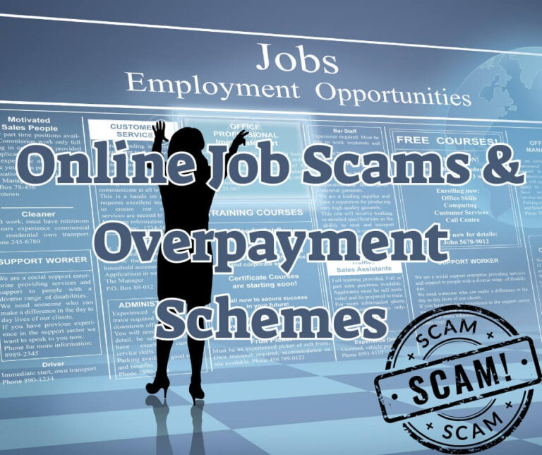 Online Job Scams & Overpayment Fraud - Cyber Scam Review